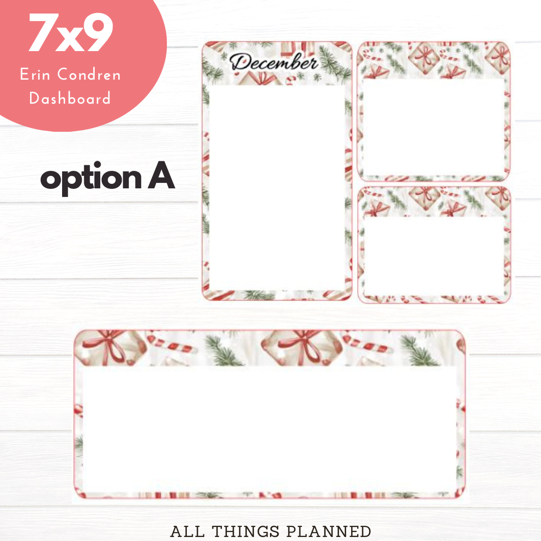 7x9 Dec (Christmas Presents) OLD Dashboard – All Things Planned